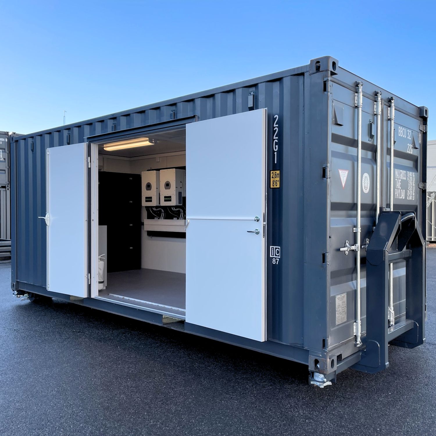 Container Battery Systems | Rebelvolt 185kWh-2MWh Power